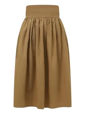 BALOU High-Waisted Midi Skirt
