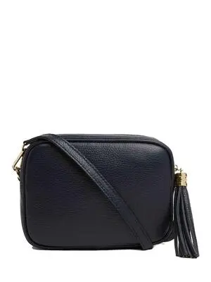 BETSY & FLOSS Verona Crossbody Bag With Tassel And Nautical Strap - Blue