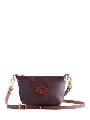 N'DAMUS LONDON Bermon Leather Crossbody Bag Brown