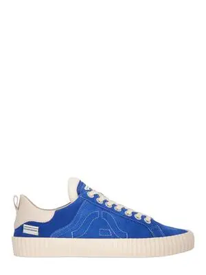 SPRINGA | UNIQUE VULCANIZED SNEAKERS ITALIAN HANDMADE Wavy Suede Sneakers - Blue
