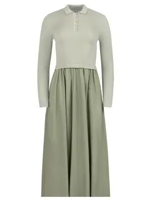 LOU&UP (FORMERLY LOUP CLOTHING) Polo Maxi Dress - Green