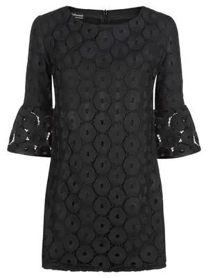 TRAMP IN DISGUISE Ketta Mini Lace Dress - Black