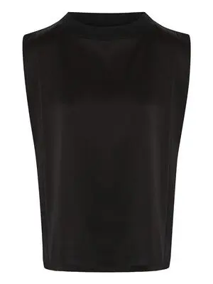 THE SUMMER EDIT Dani Hammered Silk T-Shirt