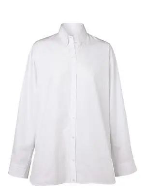 JORDAN Cotton Blend Button-Down Shirt