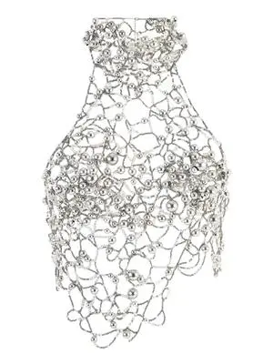 KHELA THE LABEL Crysalara Beaded Top