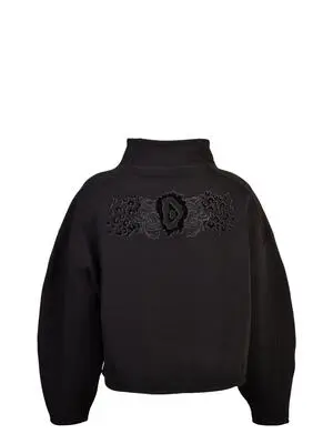 JOY-ES Zip-up Cardigan - Black