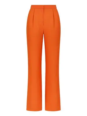 THE MOLC Sasha Wide Leg Trousers - Orange