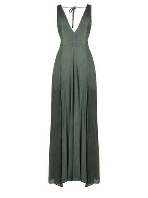 ZHENABIA Zhe Maxi Dress - Green
