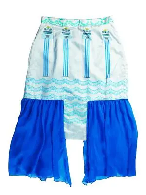 TRAMP IN DISGUISE Printed Sophia Skirt - Blue