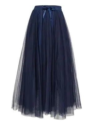 TANTRA SPAIN SL A-line Tulle Skirt - Blue