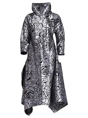 BIANCA POPP Flowery Taffeta Dress - Silver