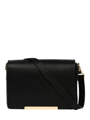 APATCHY LONDON Leather Crossbody Bag - Black