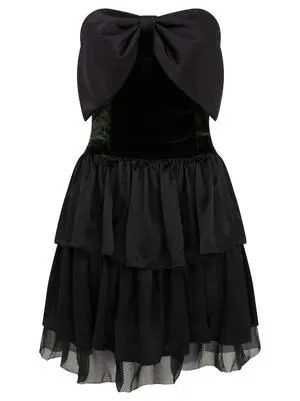 LISA THE LABEL Love Bow Dress - Black