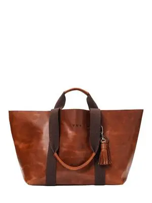GET THE GALLOP Hay Bag Medium - Brown