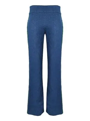 ADIBA Galaxy Tweed Flared Pant - Blue