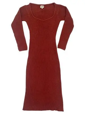 PINK HALEY Erin Long Sleeve Knit Dress