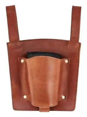VIDA VIDA Leather Bike Cup Holder - Brown
