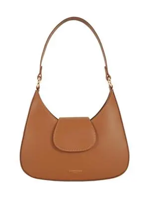 LE PARMENTIER Obolo Leather Shoulder Bag - Brown