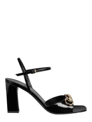 Gucci Signora Leather Sandal - Black