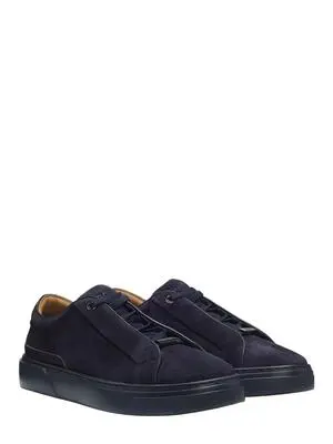 BOSS Gary Suede Trainers - Dark Blue