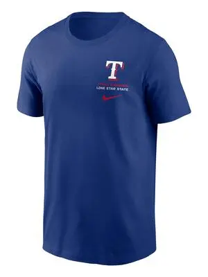 Nike Texas Rangers 2-hit Mlb T-shirt - Blue
