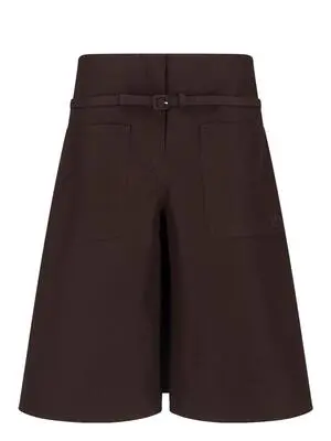 COURREGES Buckle Bermuda - Brown