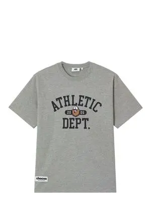 CHOCOOLATE Graphic-print Crew-neck T-shirt - Grey