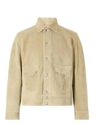Ralph Lauren Schwab Suede Jacket - Neutrals