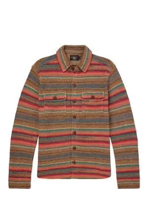 Ralph Lauren Matlock Striped Linen And Silk-blend Shirt - Multi