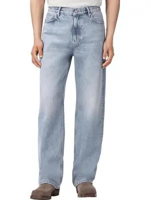 ALLSAINTS Mullen Straight Leg Loose Fit Denim Jeans - Blue