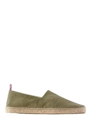 CastaÑer Pablo Canvas Espadrilles Green