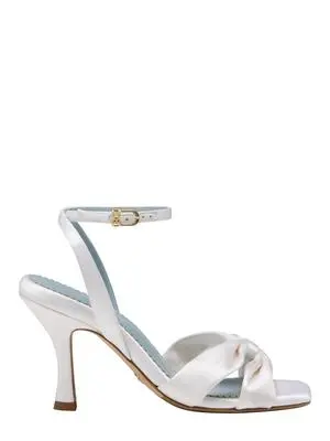Sarah Flint Perfect Aziza 85 Slingback Sandal - White Satin