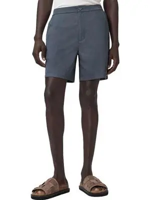 ALLSAINTS Circe Flat Front Shorts - Moonstone Blue