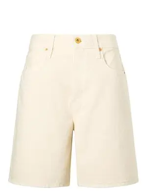 SLVRLAKE Square Cotton Shorts - Neutrals