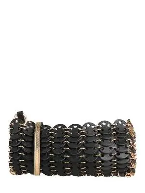 Rabanne Leather Crossbody Bag - Black