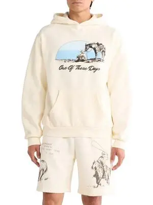 ONE OF THESE DAYS Graphic Hoodie - Bone