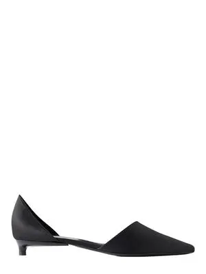 JUDE Pirrie Satin Pumps - Black