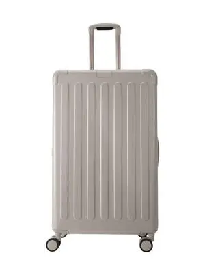 HEDGREN Nostos Glossy Large Spinner Suitcase - Pebble