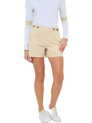 Anatomie Anatomie Alma Performance Cotton Shorts Wheat