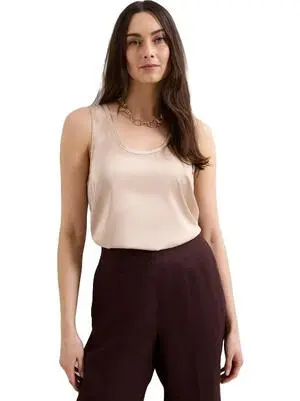PHASE EIGHT Edie Satin Cami - Gold