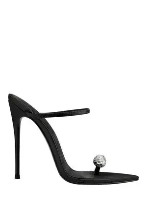 FEMME Geneva Stiletto Heel Sandal - Black