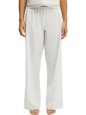 Cotton:on Cotton Soft Wide Leg Pant - Cloud Blue