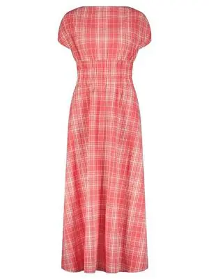 green and pink midi dress Isa Green Printed Midi Dress | Women's Clothing