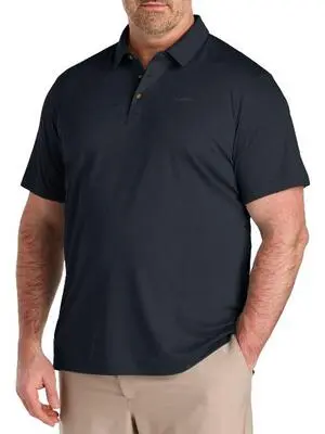 TRAVISMATHEW FIT BY DXL Big & Tall The Zinna Polo Shirt - Black