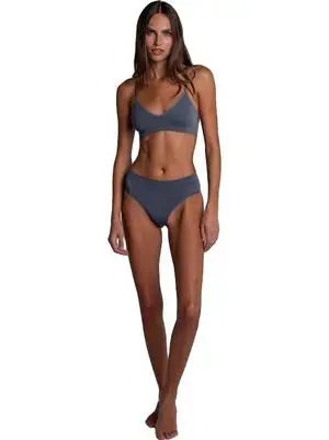 LDMA Low Show V Bralette Slate