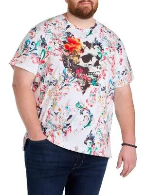 Robert Graham Big & Tall Deadly Blossom Graphic Tee - Multi