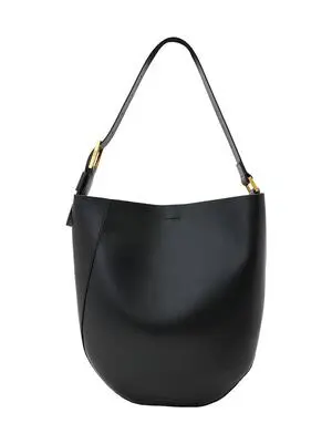 ALLSAINTS Luna Leather Hobo Bag - Black