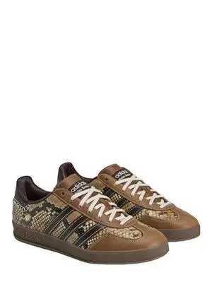 Adidas X Wales Bonner Gazelle Embossed Sneakers - Dust Rust/white/brown