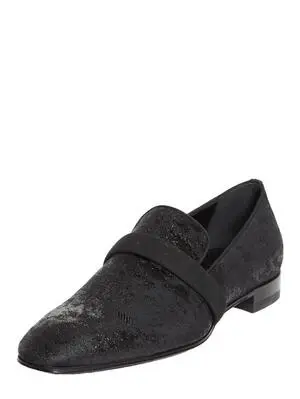 CHRISTIAN LOUBOUTIN Dandy Deco Jacquard Venetian Loafer - Black