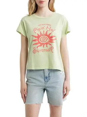 Daydreamer Graphic T-shirt - Seafoam Green
